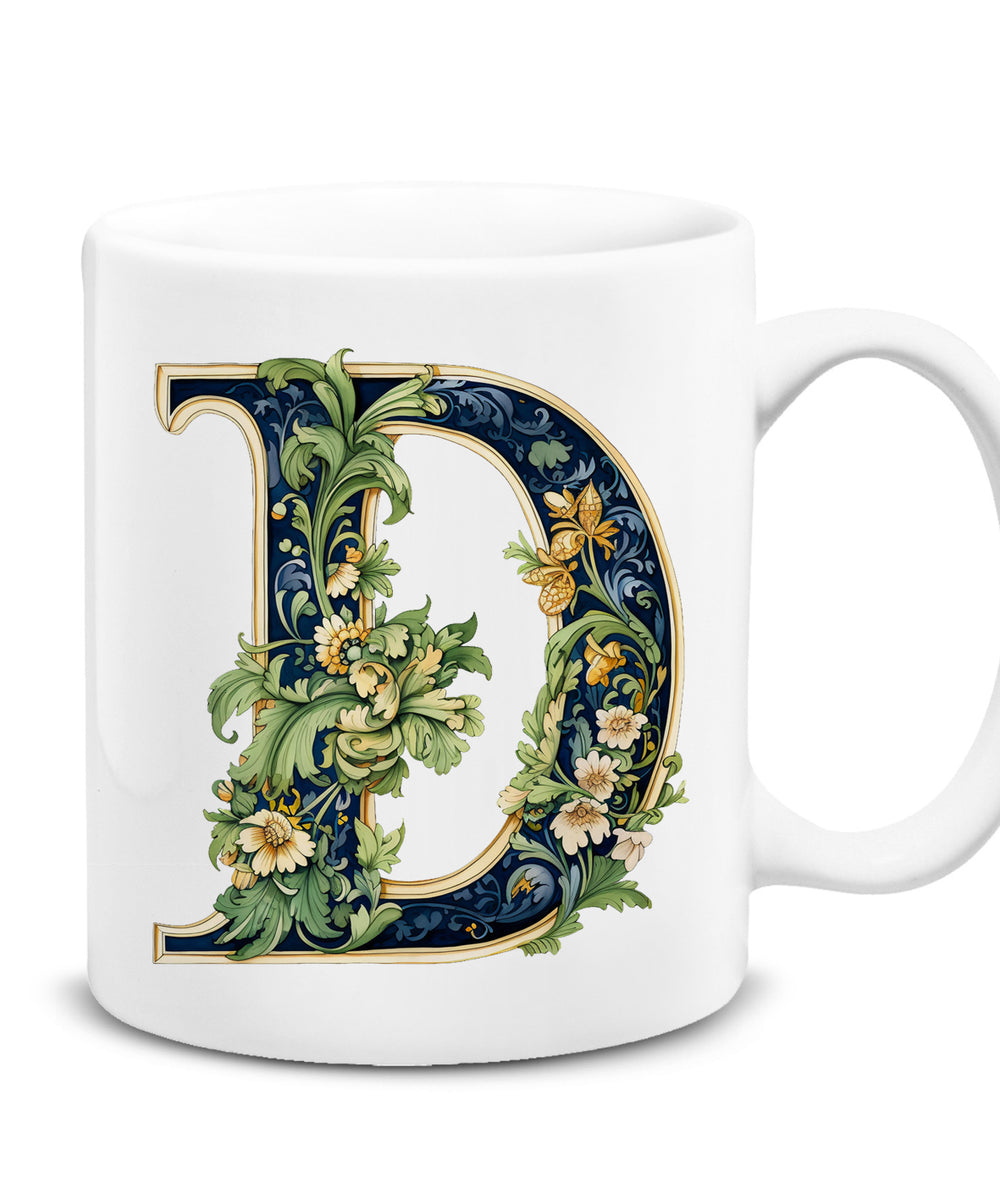 Decorative letter D Mug | basmatik.com