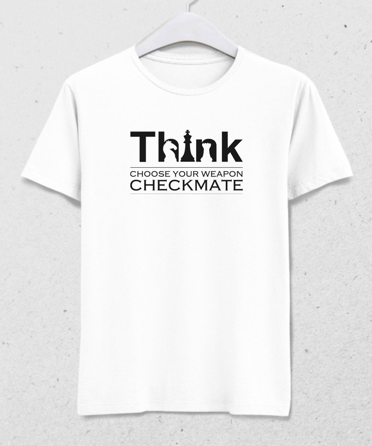think checkmate t-shirt | basmatik.com