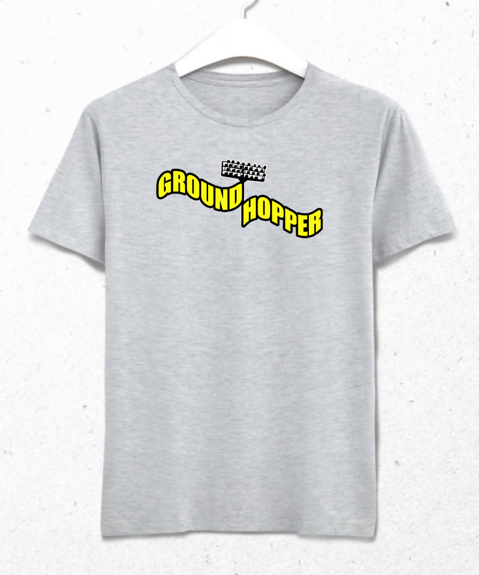 Groundhopper 2A Gri Erkek Tişört | basmatik.com