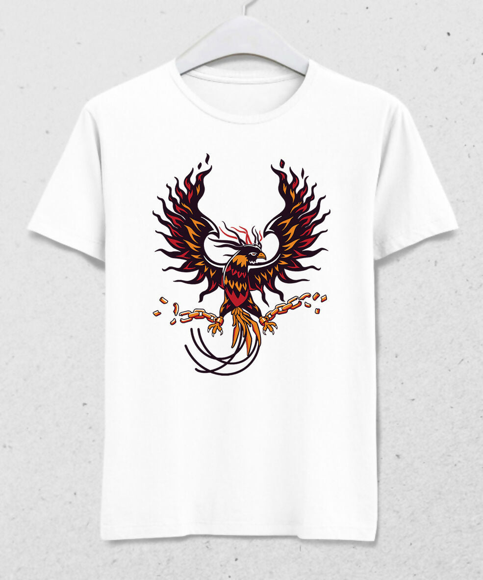 Free Bird - Break Chains Erkek Tişört | basmatik.com