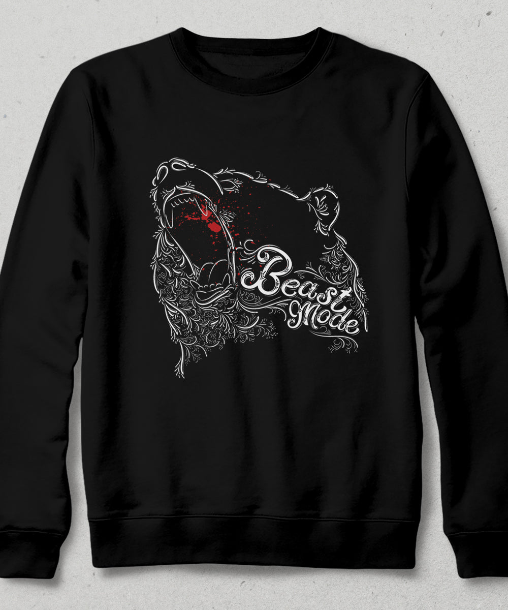 Beast black sweatshirt | basmatik.com