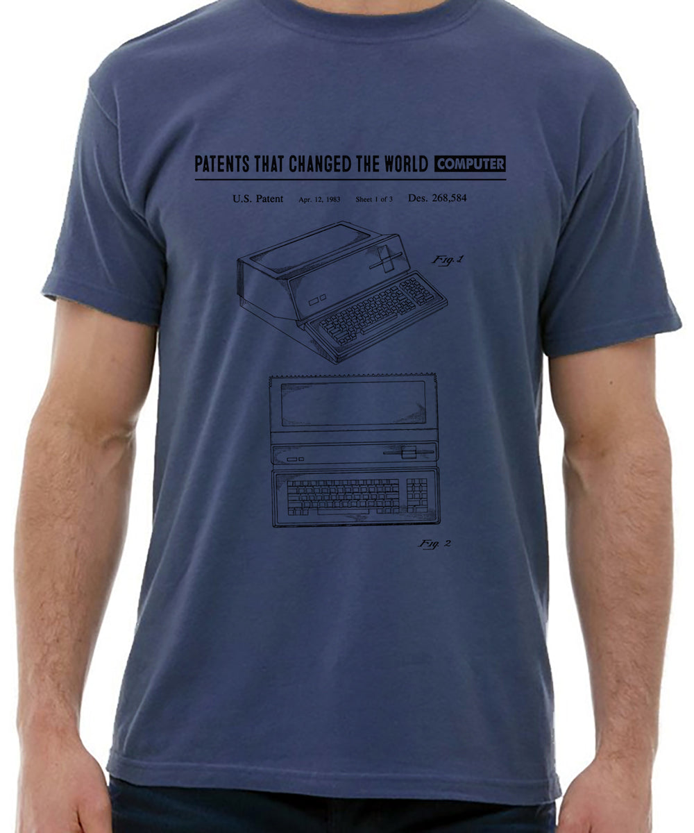 Computer indigo Men's tshirt | basmatik.com