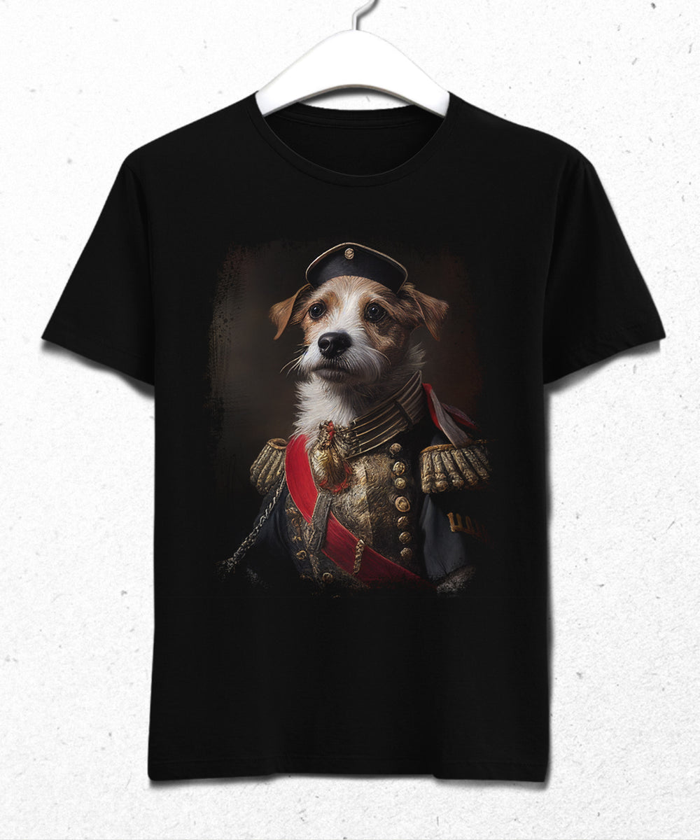 crazy commander dog Tişört | basmatik.com