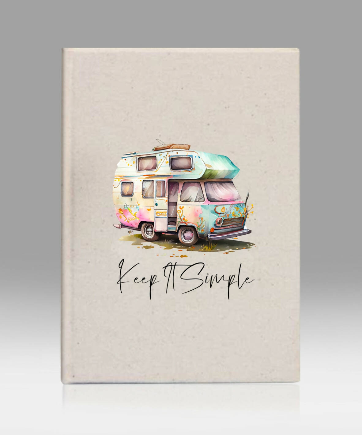 Camping Caravan Themed Notebook | basmatik.com